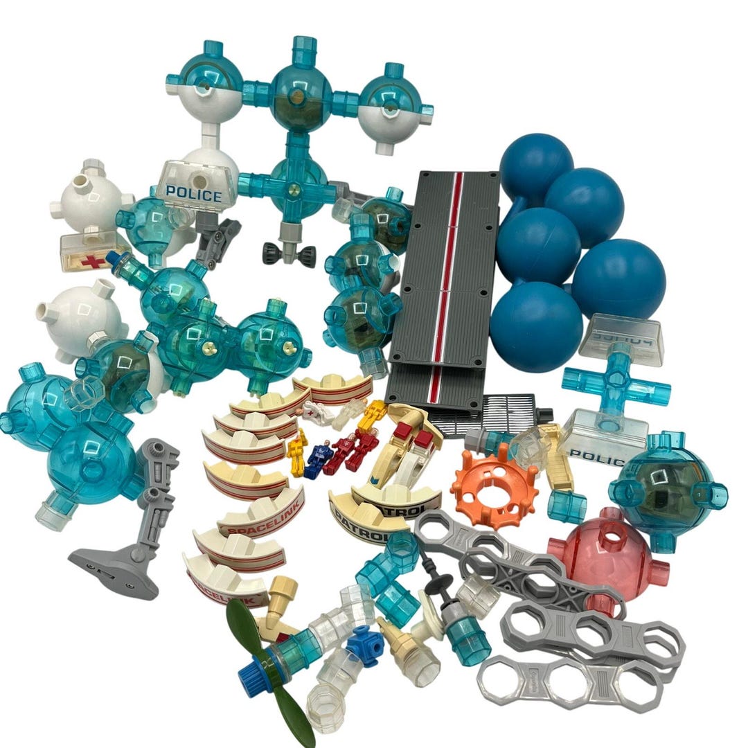 Vintage 80's Capsela Spacelink Large Lot of 124 Parts/figurines - Etsy