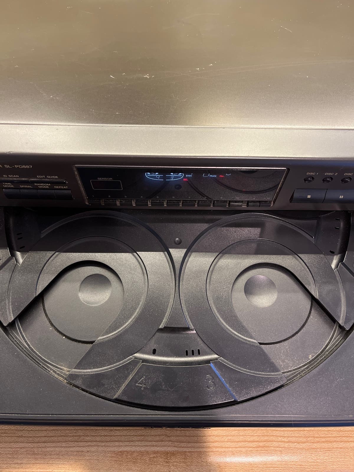 Technics 1995 SL-PD887 Compact 5 Disc CD Player Tested Works No Remote ...