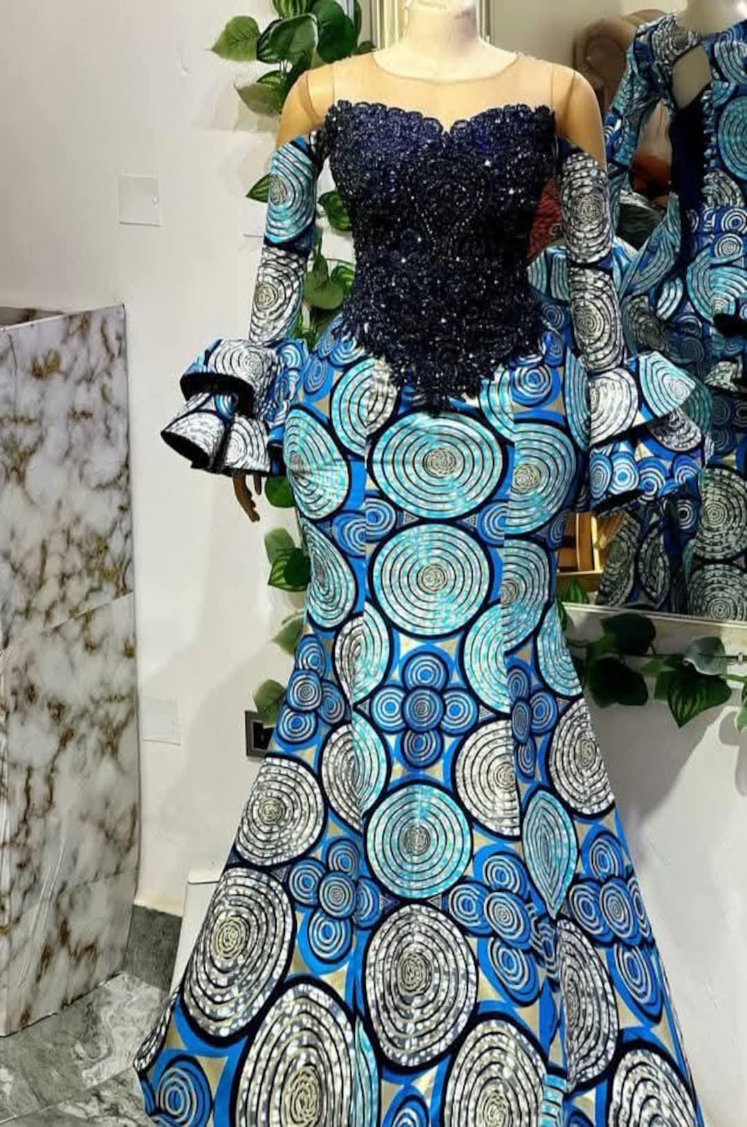 African Dress,african Print Prom Dress,african Special Occasion Dress ...