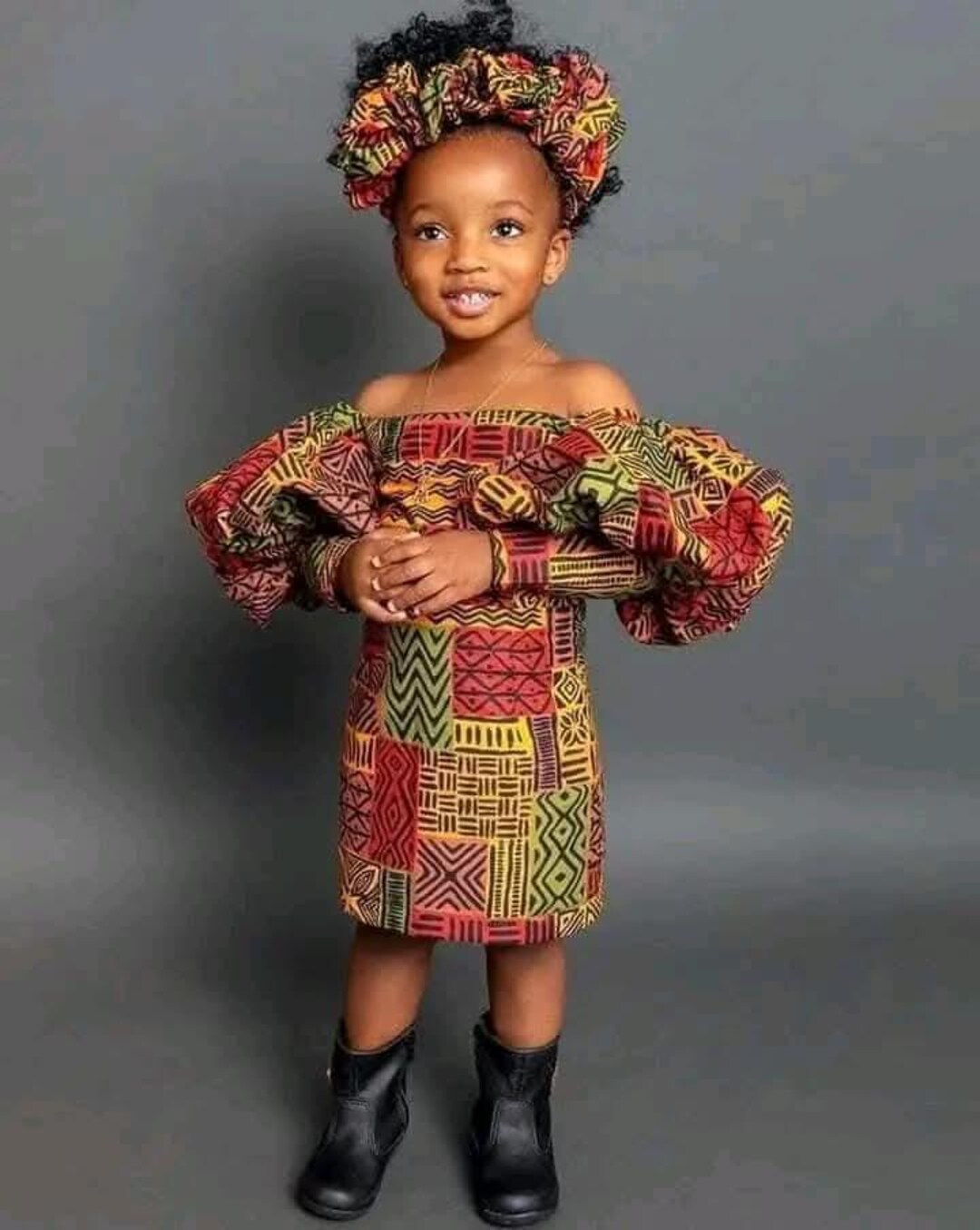 Ankara Girl Clothes, African Baby Clothes, African Print Girl Outfit ...