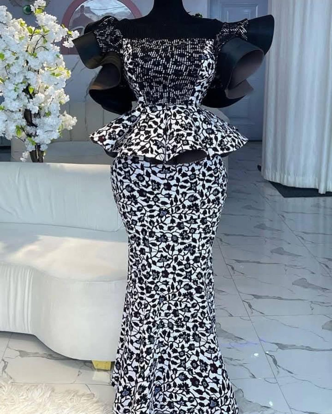 African Dress,african Print Prom Dress,african Special Occasion Dress ...