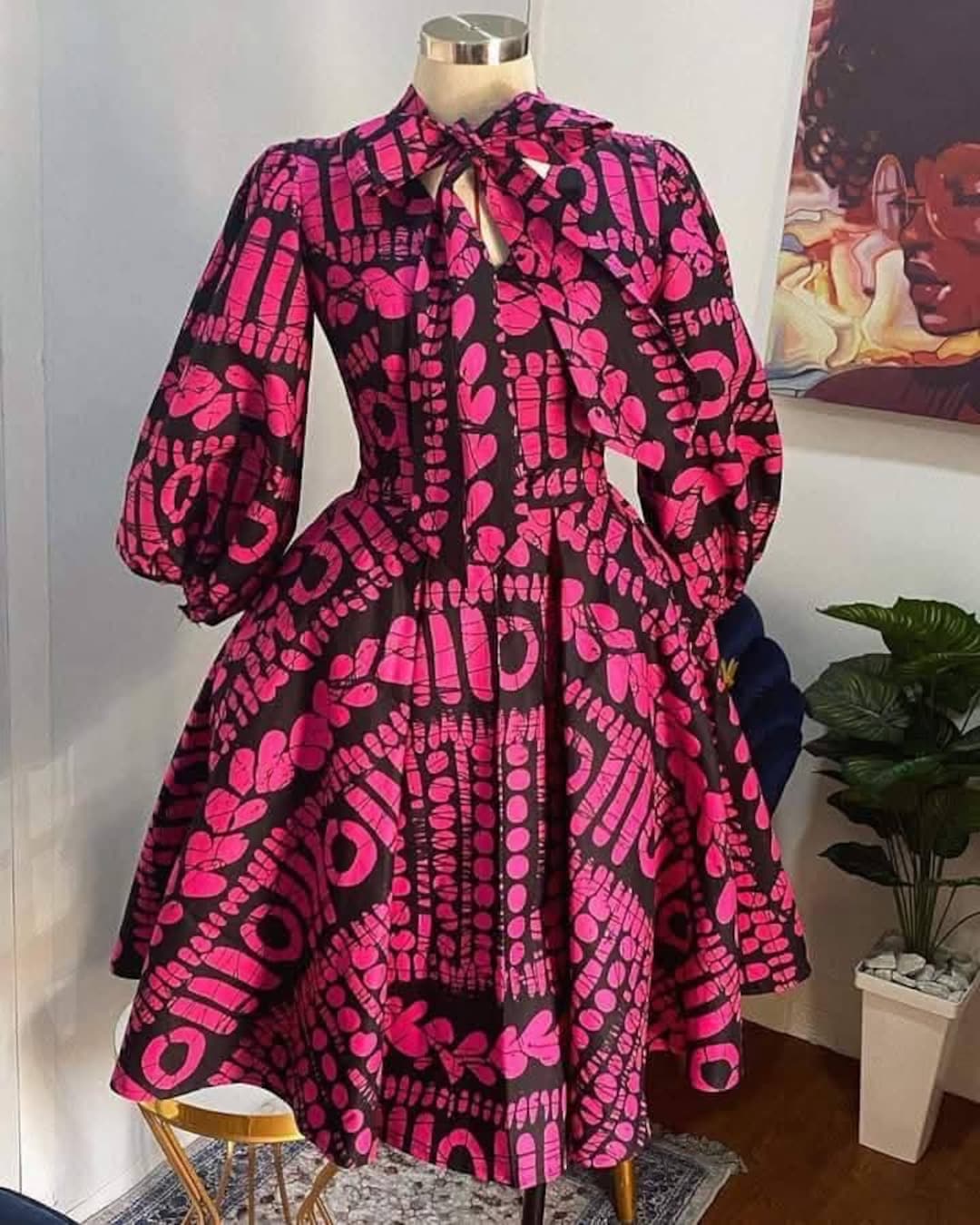 African Dress,african Print Prom Dress,african Special Occasion Dress ...