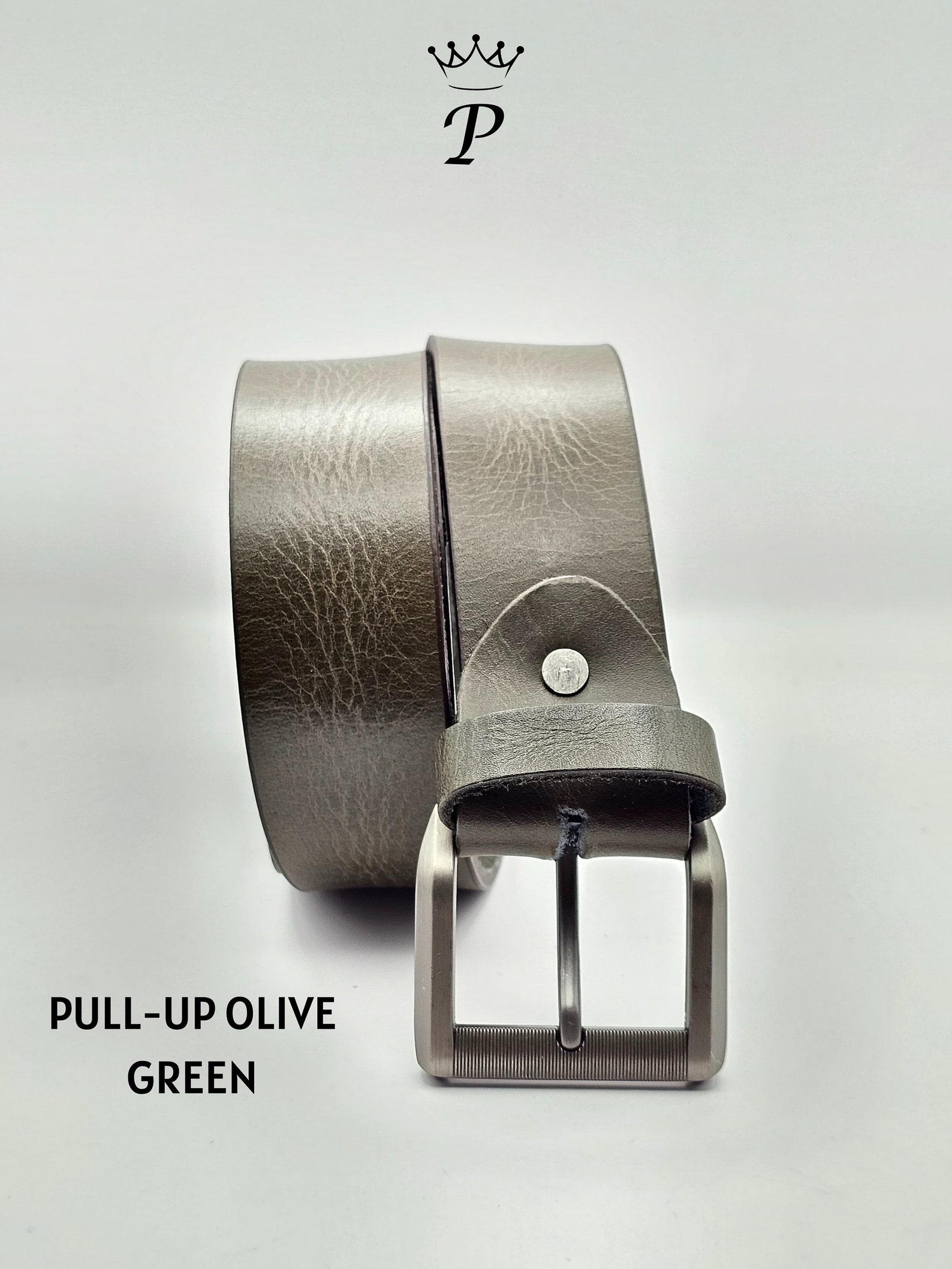 Extra Long Men's Leather Belt - Tall Formal Dress Belt - Custom Fit ...