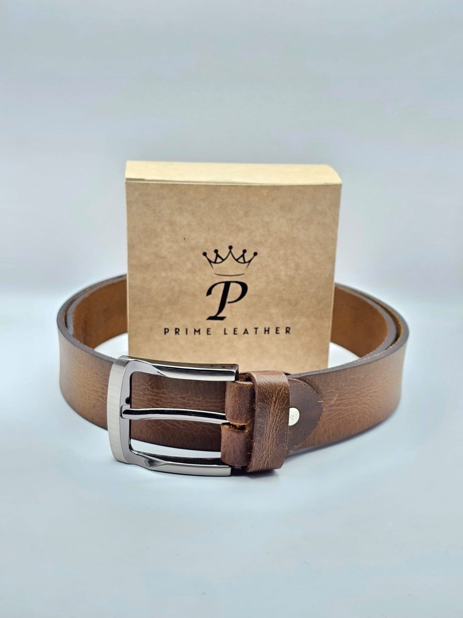 Extra Long Men's Leather Belt - Tall Formal Dress Belt - Custom Fit ...