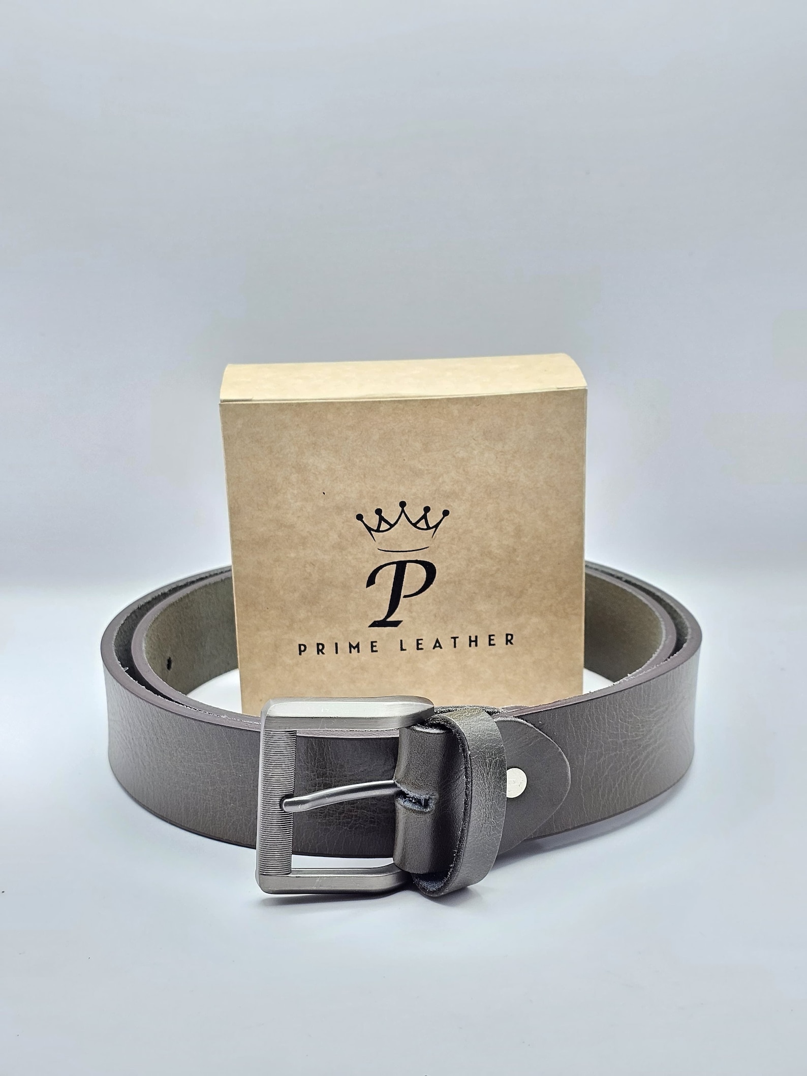 Extra Long Men's Leather Belt - Tall Formal Dress Belt - Custom Fit ...