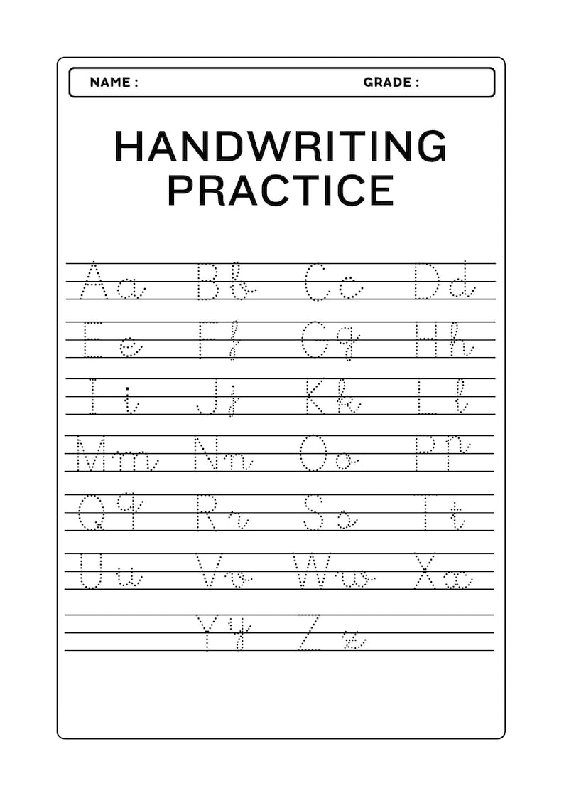 Montessori Writing Practice Pages: Sight Words Worksheet (A4 & Letter ...