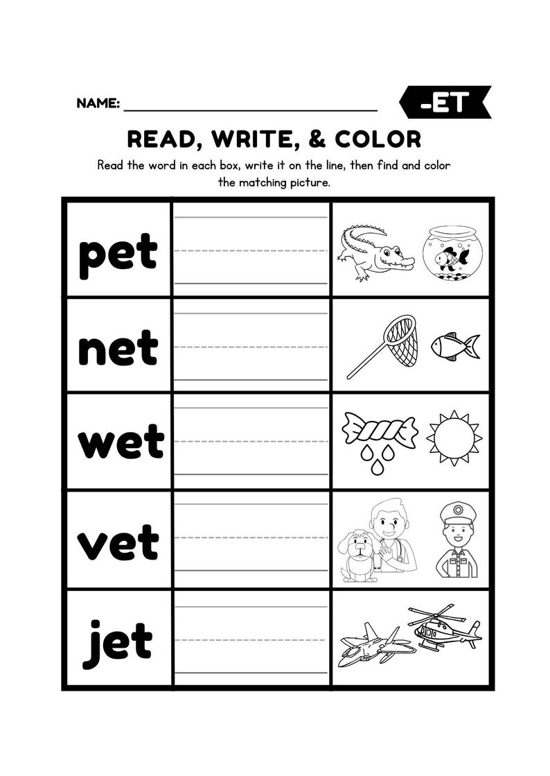 Montessori Writing Practice Pages: Sight Words Worksheet (A4 & Letter ...