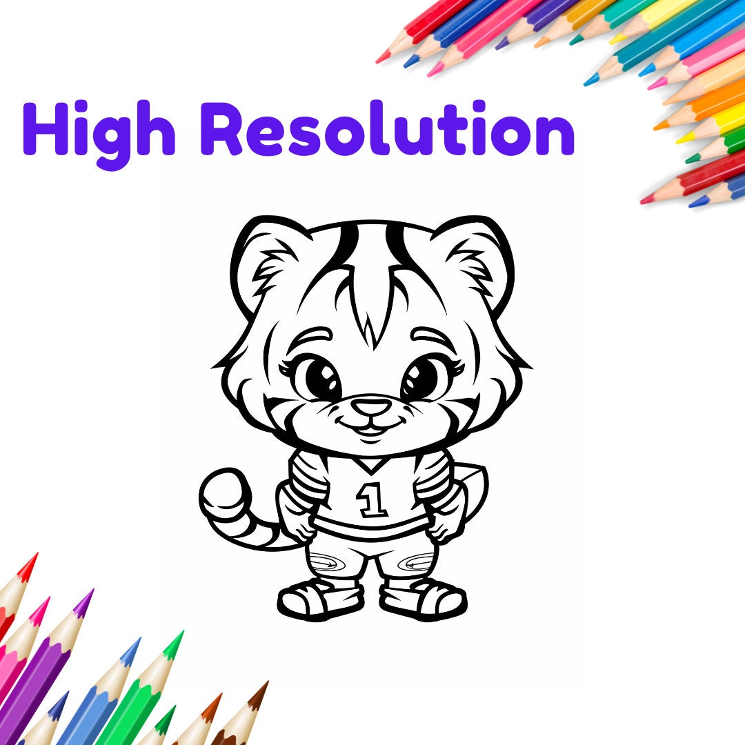 Football Coloring Pages, Printable Kids Activity (letter & A4) - Etsy