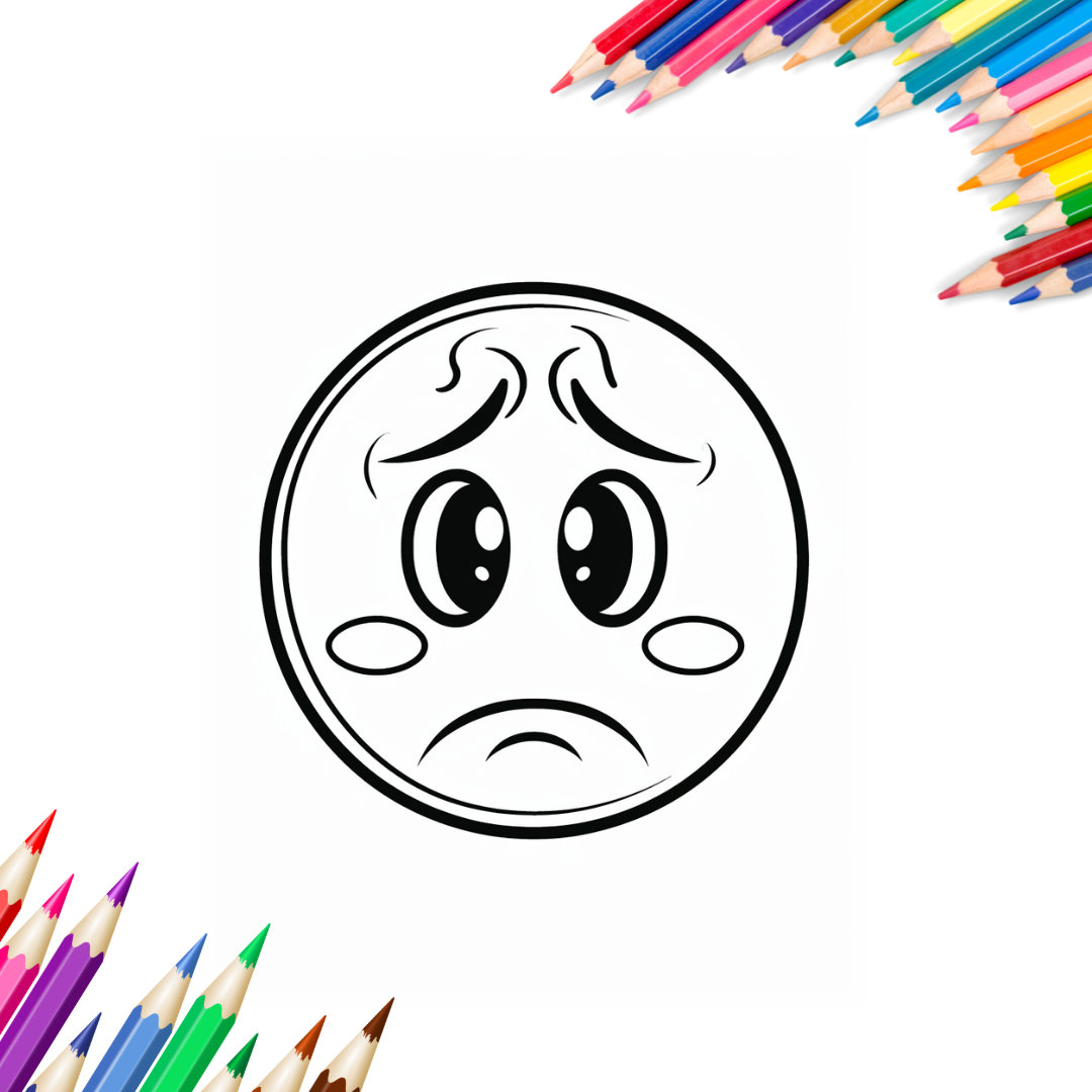 Emoji Coloring Book: 55 Printable Smiley Face Pages (letter & A4) - Etsy