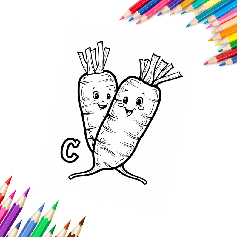 Alphabet Coloring Pages: 52 Fun Letter Printables (a4/letter) - Etsy
