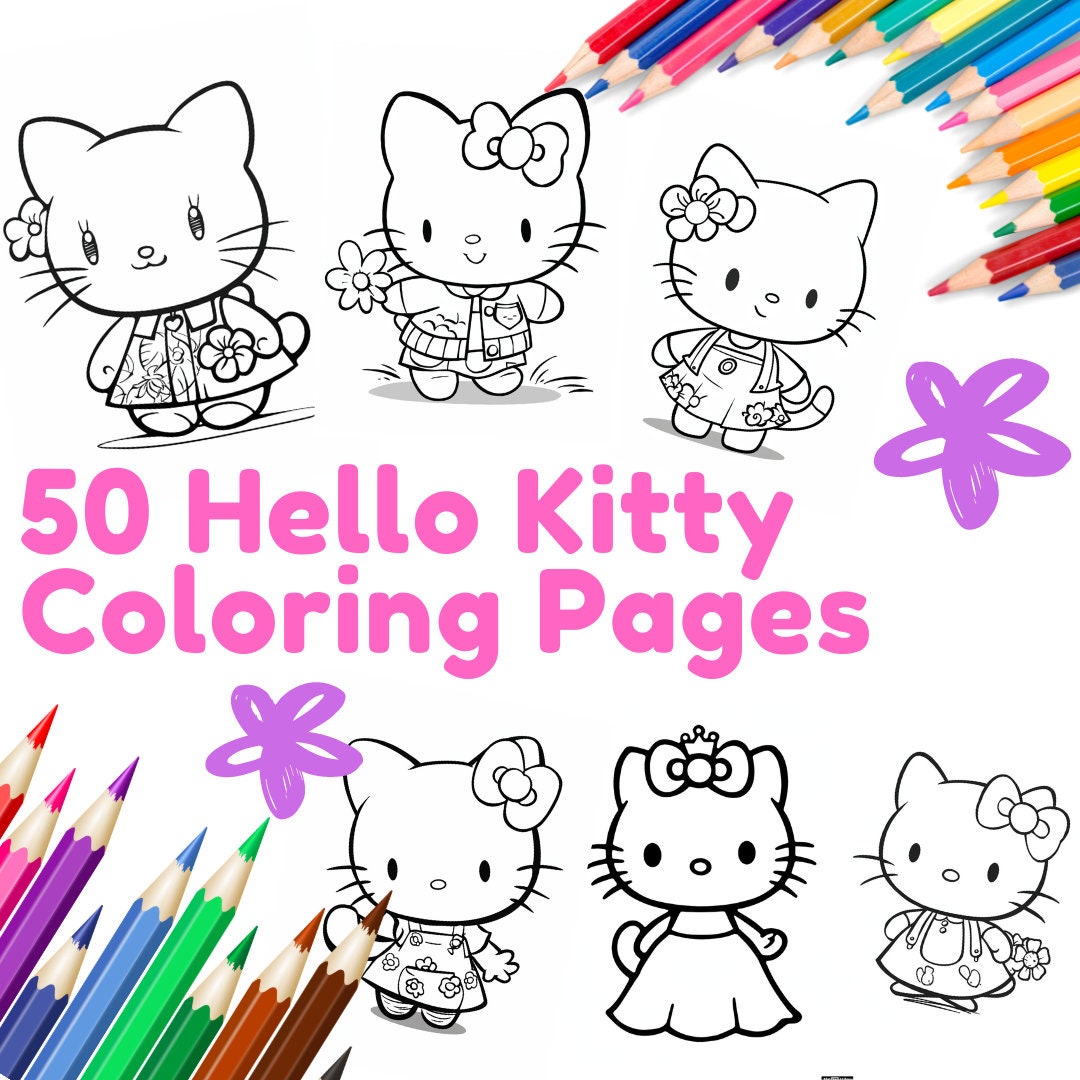 Kitties Coloring Pages for Kids, 50 High Quality Kitties Coloring Pages ...