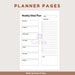 Weekly Meal Planner Printable Bundle: A4, A5, Letter Sizes (digital ...