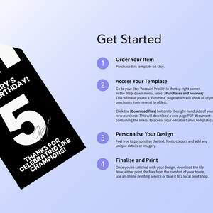 Printable Collingwood Magpies Gift Tags | Canva Digital Template ...