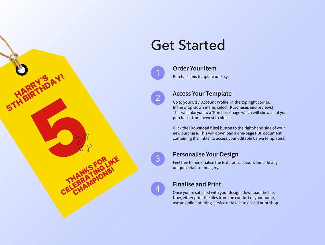 Printable Gold Coast Suns Gift Tags Canva Digital Template Editable ...