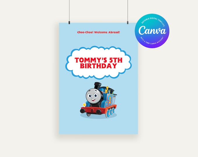 Vintage 1992 Thomas the Tank Engine & Friends Birthday Fun Card With ...