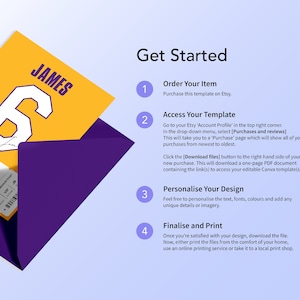 Editable LA Lakers Birthday Invitation | Canva Digital Template ...