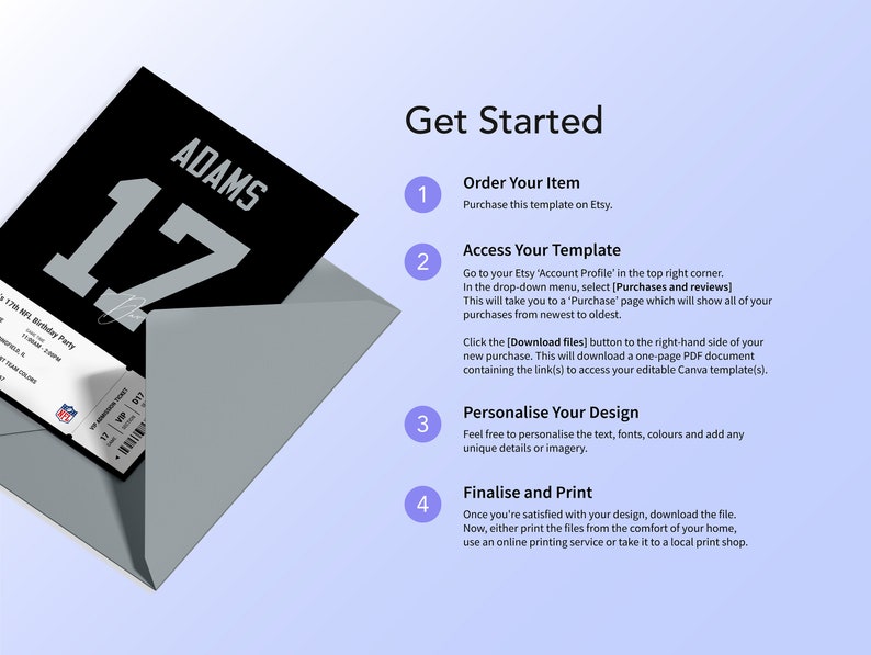 Editable Las Vegas Raiders Birthday Invitation | Canva Digital Template ...