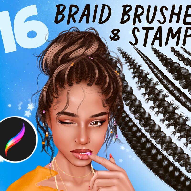 Box Braids Art - Etsy