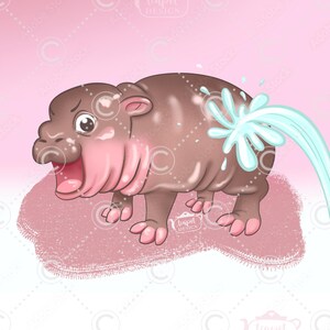 Moo Deng Wallpapers - Etsy