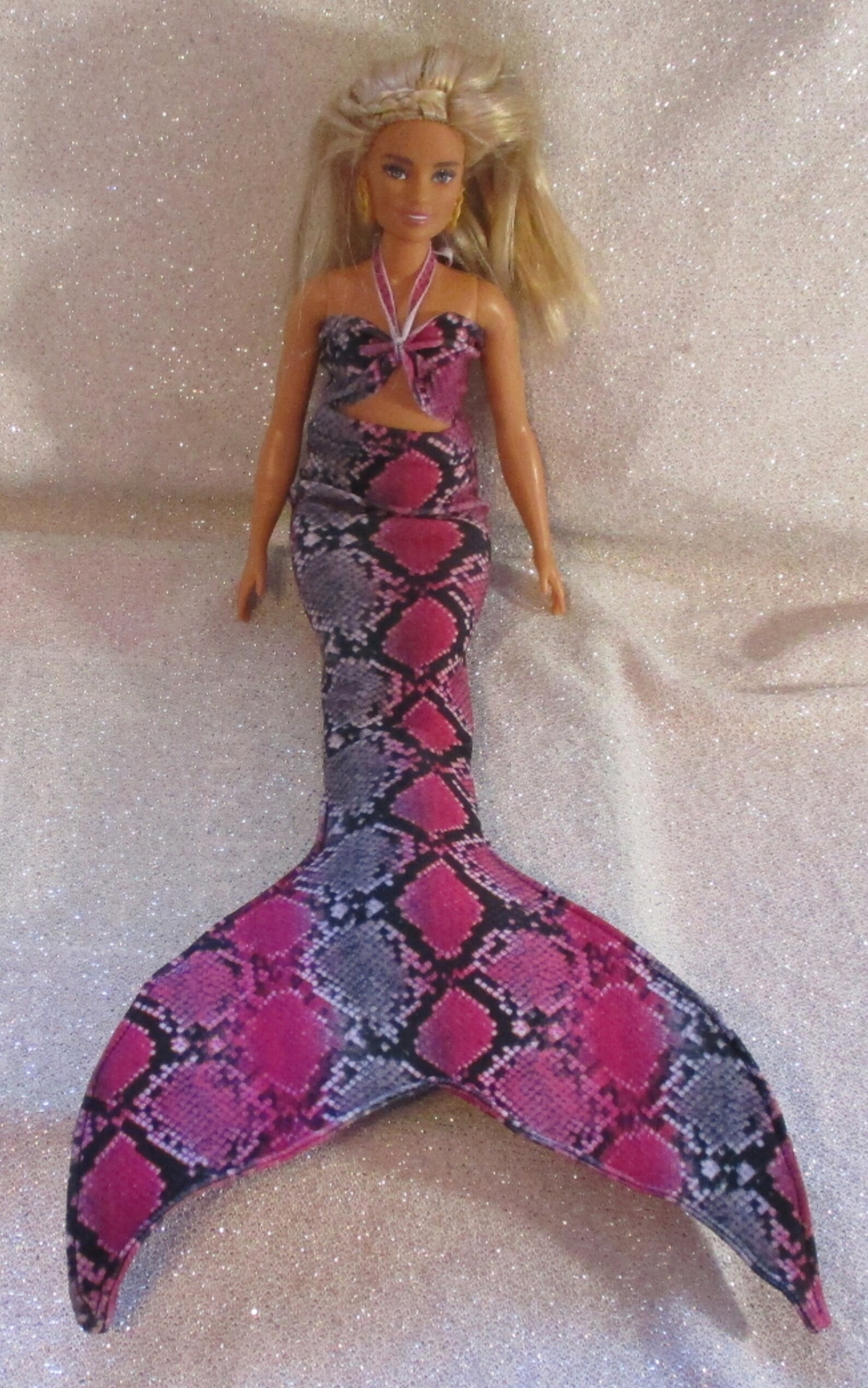 Mermaid Tail Sets For Curvey Barbie Type Dolls Handmade Etsy