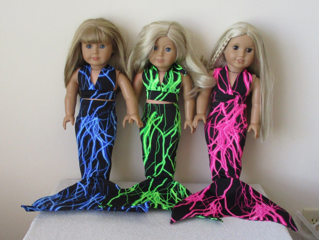 Mermaid/merman Tails for the American Girl or Boy, & Any Other 18” Doll ...