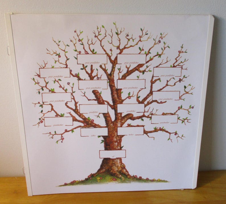 Creative Memories Family Tree and Chart Pages, Singles 12x12 - Etsy