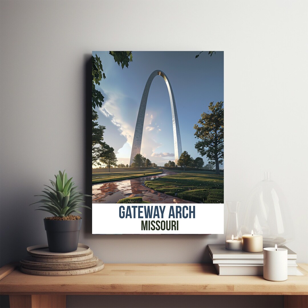 Gateway Arch Missouri Travel Print Missouri Travel Print Missouri Art ...