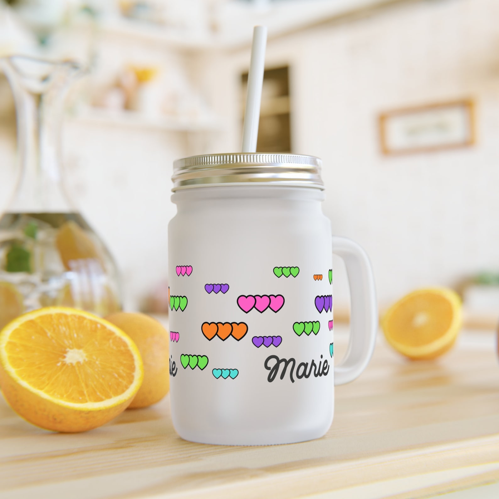Personalized Mason Jar With Name - Custom Gift for Weddings, Parties ...
