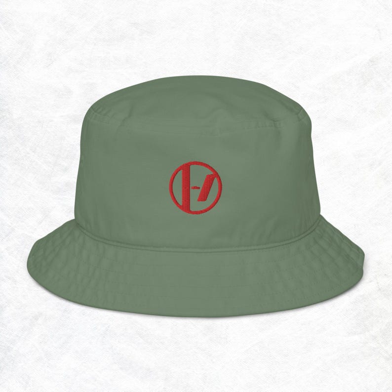 Embroidered Twenty One Pilots Logo Clancy Tour Merch Organic Bucket Hat ...