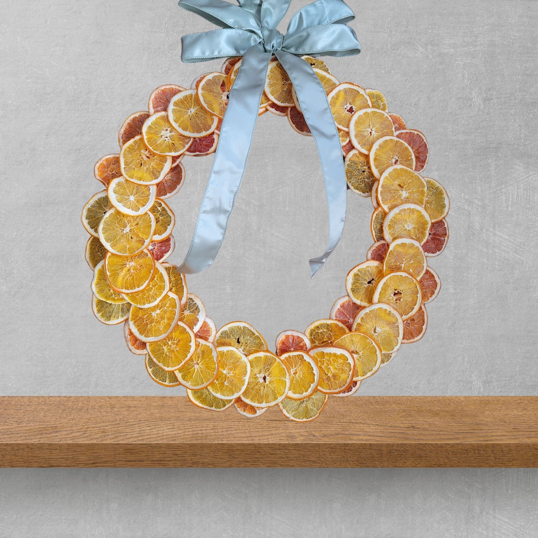 Dried Orange Wreath, Citrus Wreath, Holiday Wreath, Orange Wreath, Housewarming Wreath - Etsy