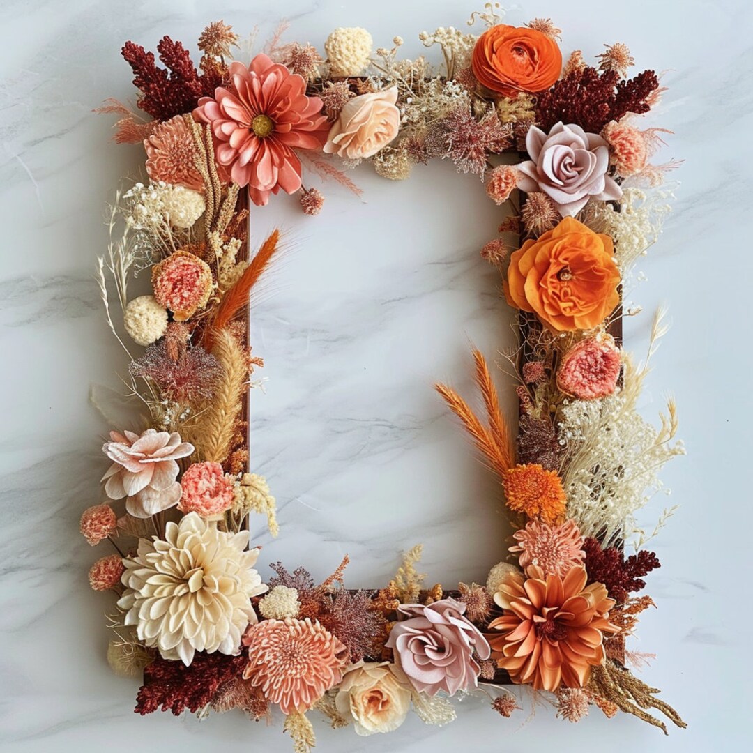 Dried Flower Frames Creating a Harmonious Wall Gallery - Etsy
