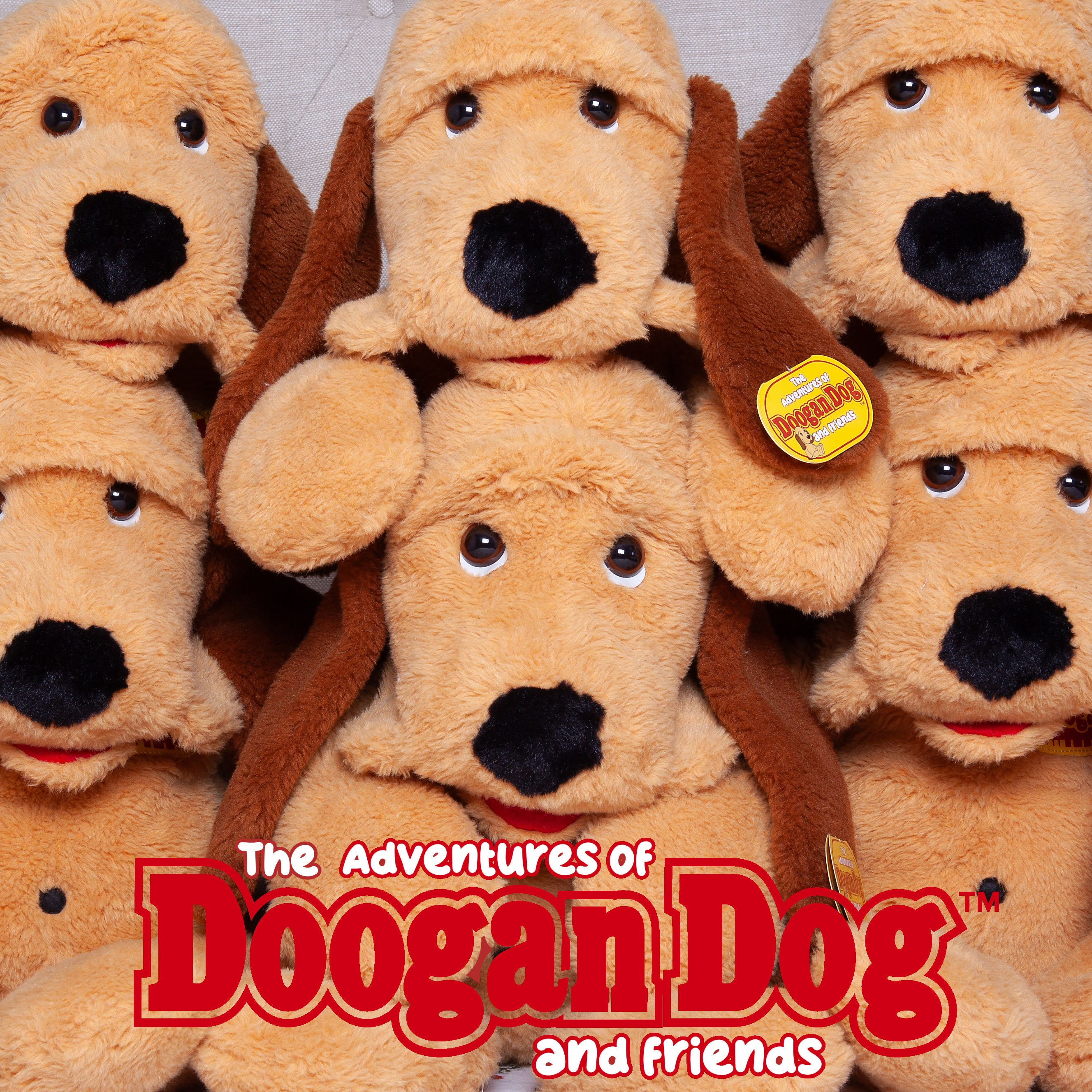 Stuffed Animal Doogan Dog, Childrens Toy ,large Plush Toy, - Etsy