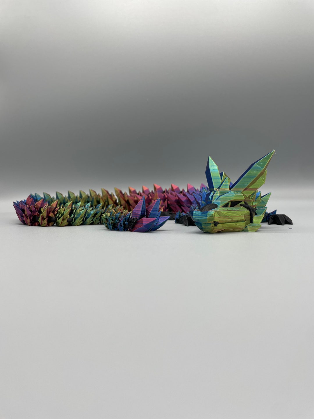 Crystal Dragon Multi-color High Quality Crystal Dragons Multiple Sizes ...