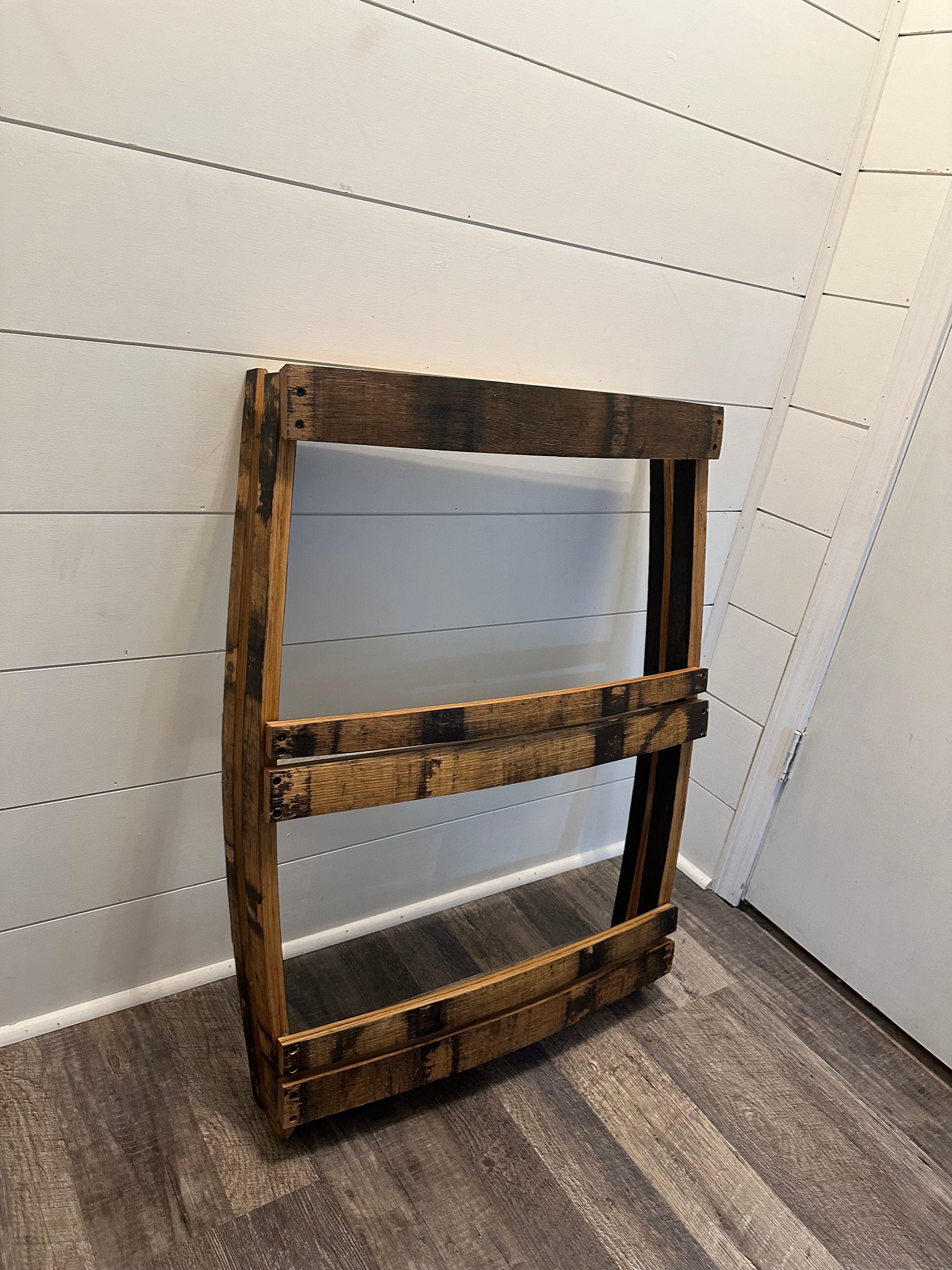 Bourbon Barrel Shelf, Barrel Stave Shelf, Bar Shelf - Etsy