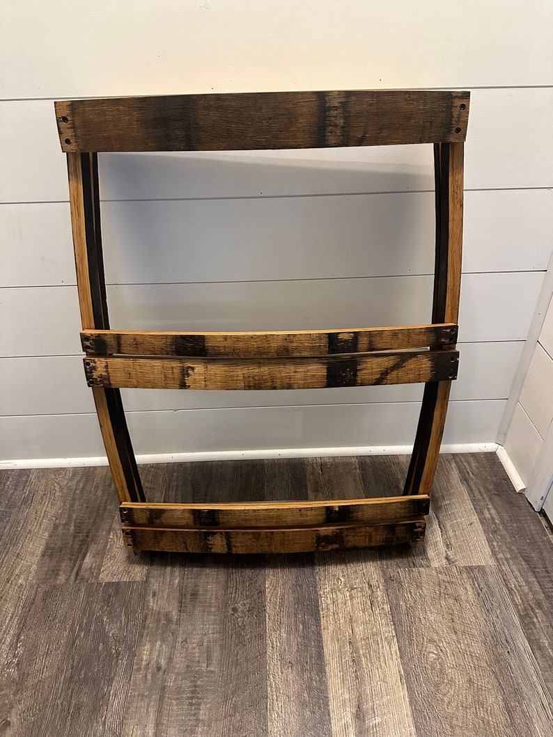 Bourbon Barrel Shelf, Barrel Stave Shelf, Bar Shelf - Etsy