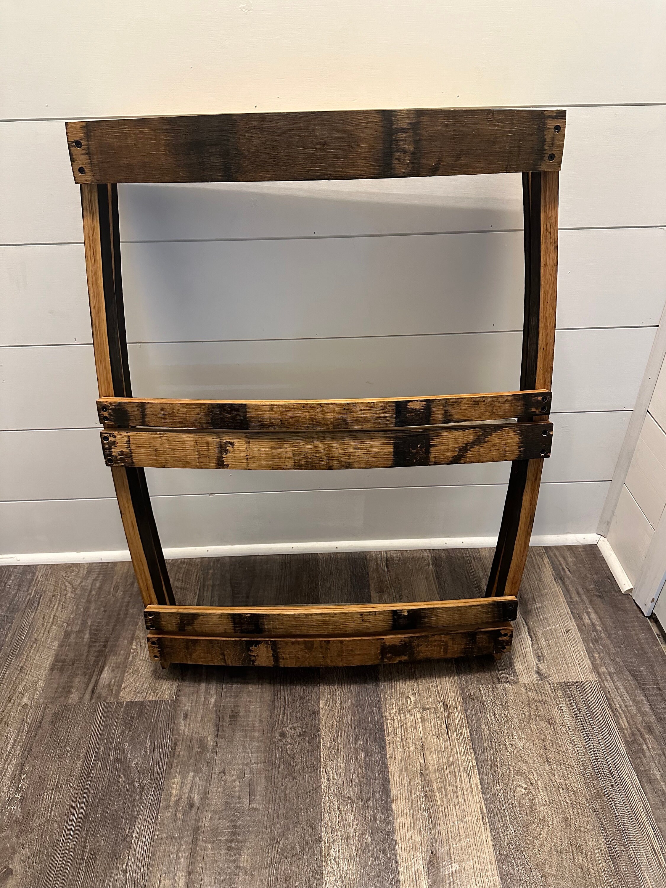 Bourbon Barrel Shelf, Barrel Stave Shelf, Bar Shelf - Etsy