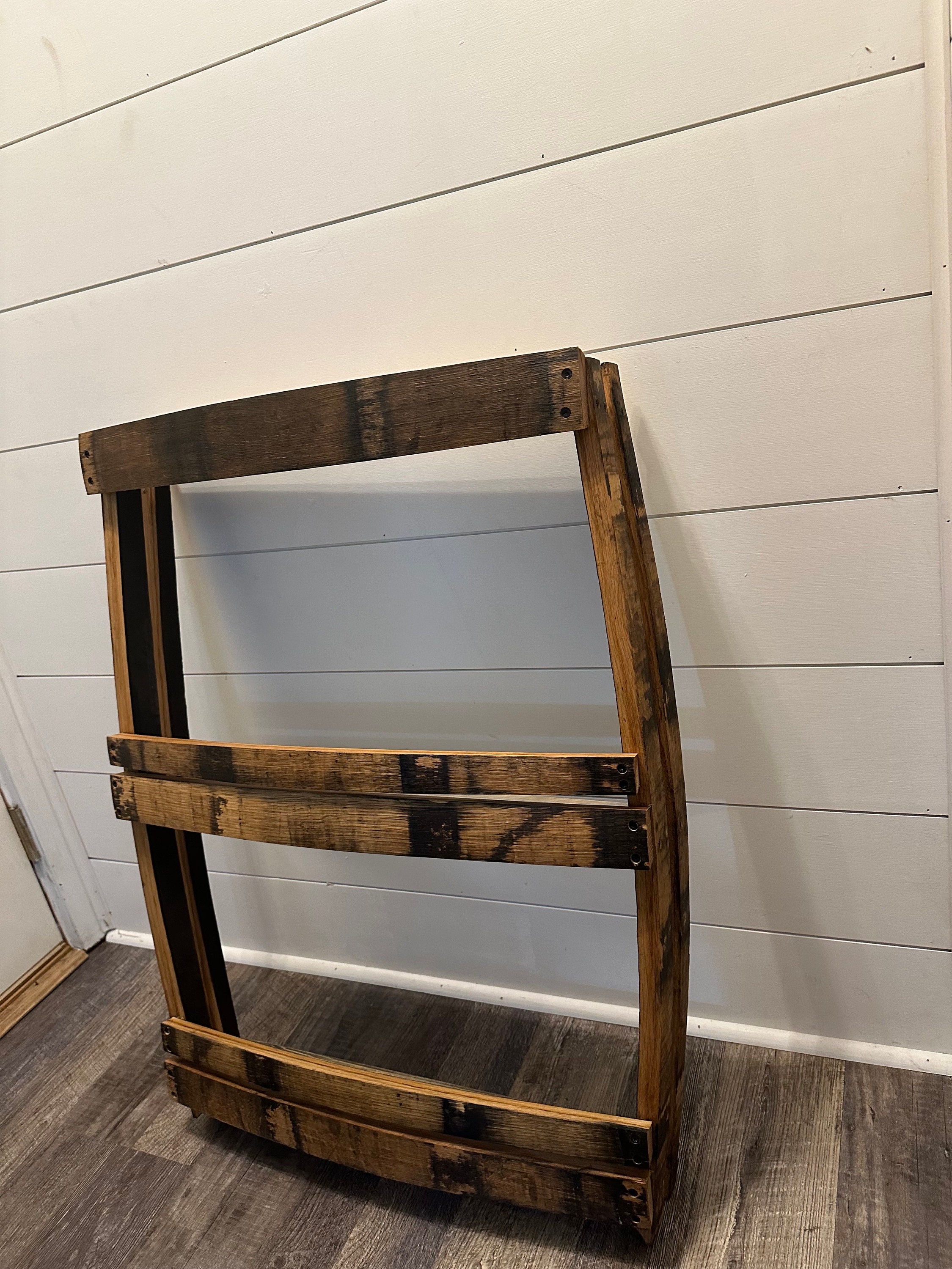 Bourbon Barrel Shelf, Barrel Stave Shelf, Bar Shelf - Etsy