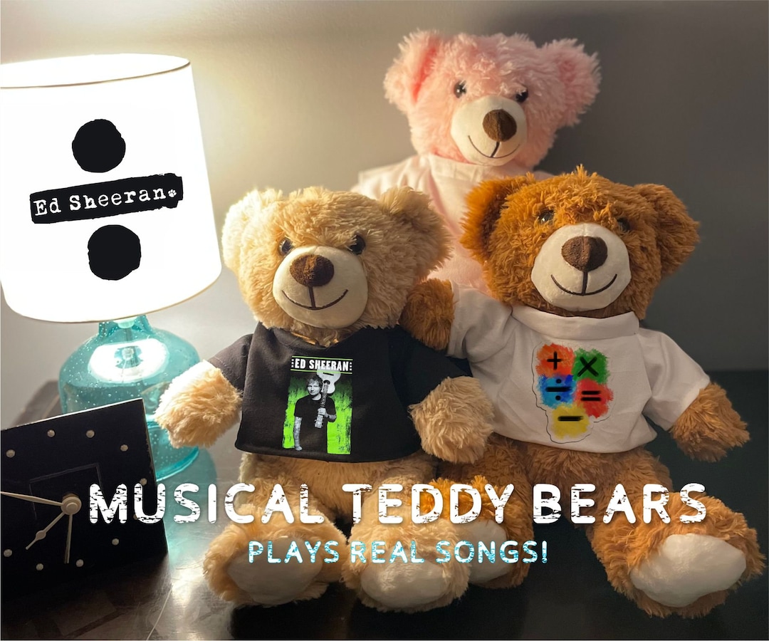Personalized Music Teddy Bear: Custom Song & Apparel Gift - Etsy