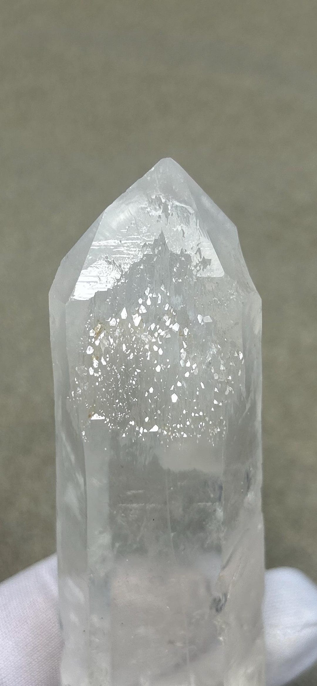 Blue Smoke Phantom Quartz Crystal From Columbia. 158 Grams. 3.5 X 2.5 X ...