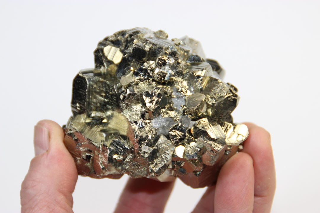 Huanzala Mine Pyrite Crystal, Fool's Gold, Peru - Etsy