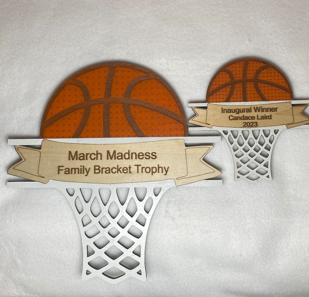 March Madness Championship Bracket Trophy - A Unique Tribute to Victory ...
