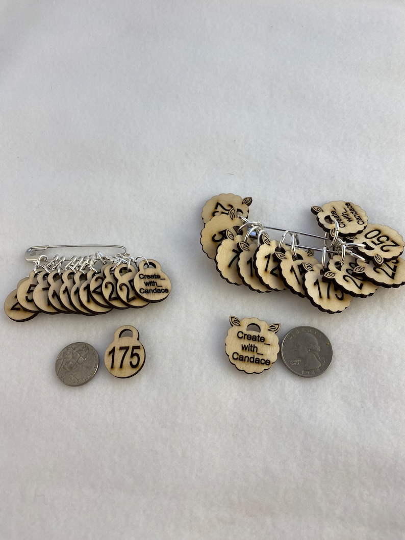 Sheep Wood Cast on Markers - A Must-have for Knitting/crochet ...