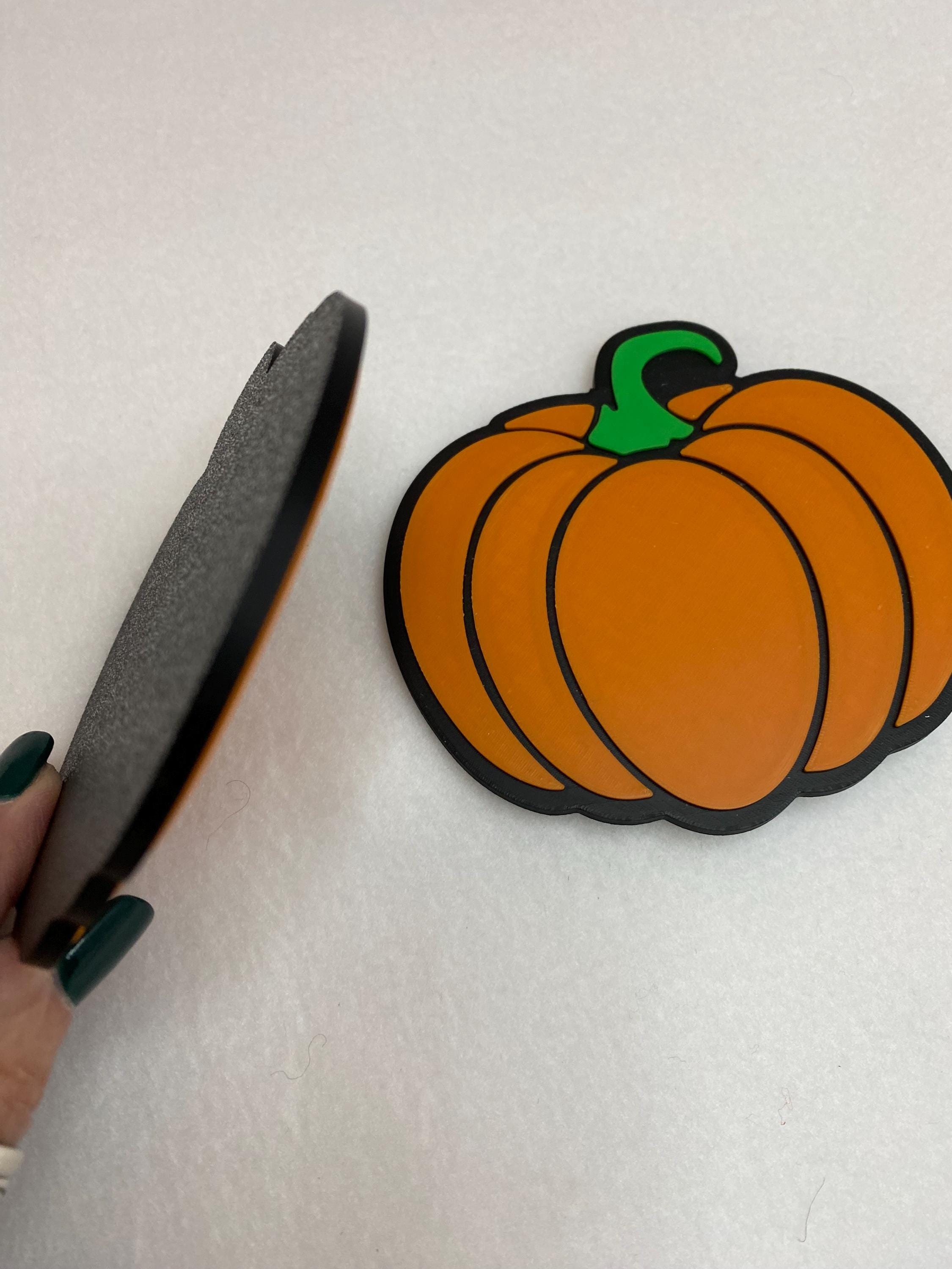 3D Printed Pumpkin Coasters Autumn Decor Fall-themed Coasters Set of 2 ...