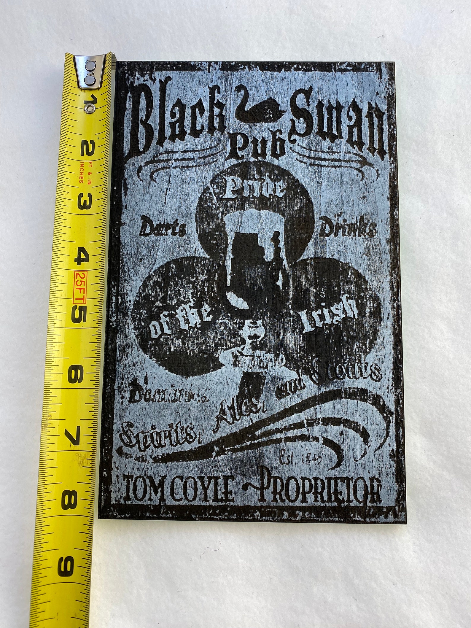 Vintage Irish Pub Sign-laser Cut Hand Painted - Etsy