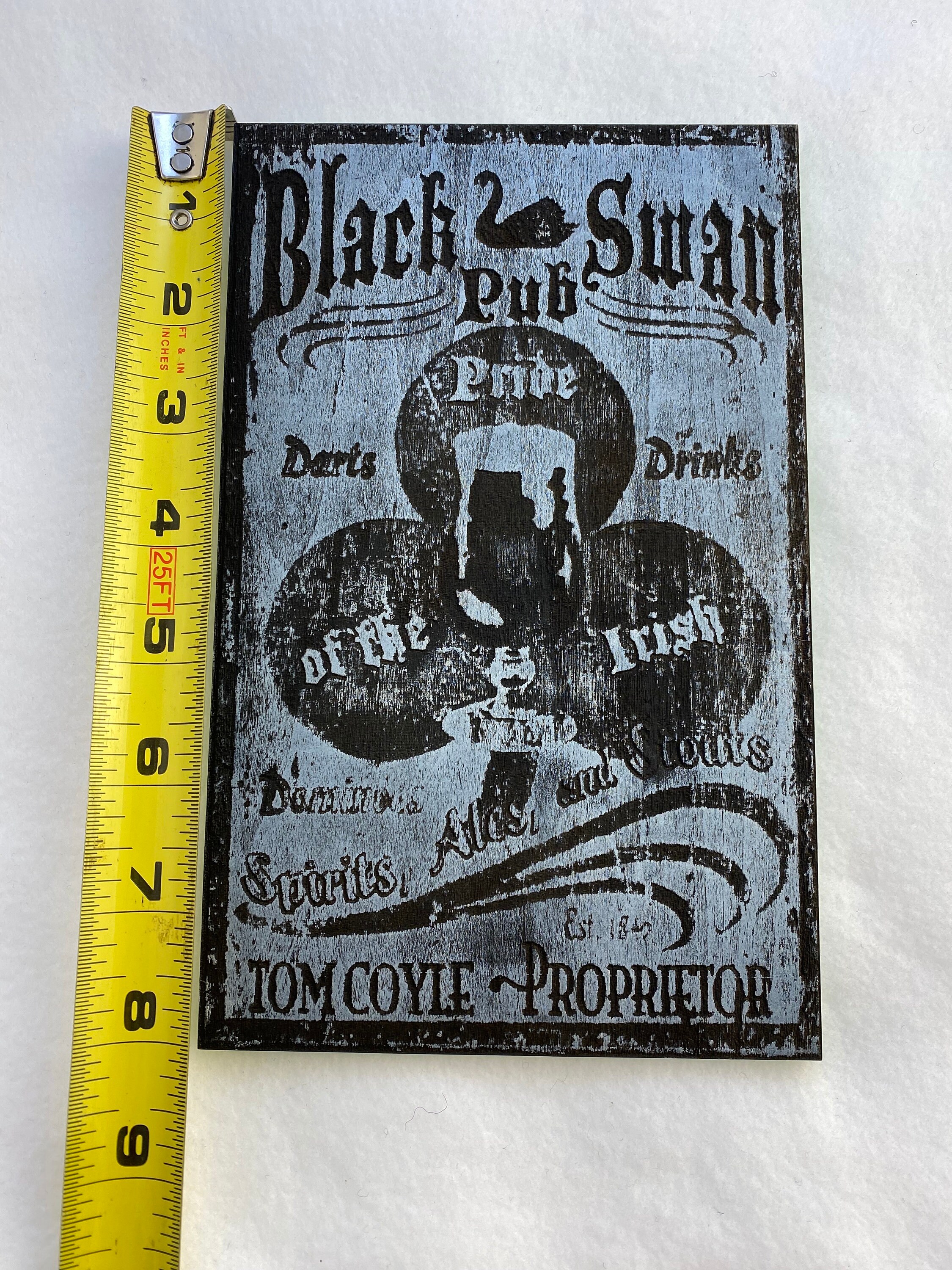 Vintage Irish Pub Sign-laser Cut Hand Painted - Etsy