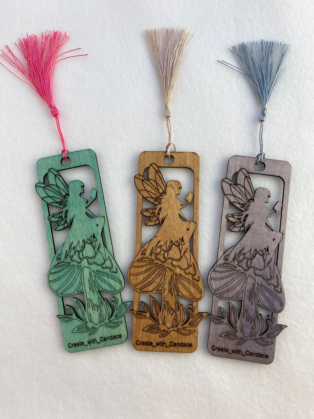 Enchanting Fairy Reading Bookmark - Your Literary Guardian - Wooden ...