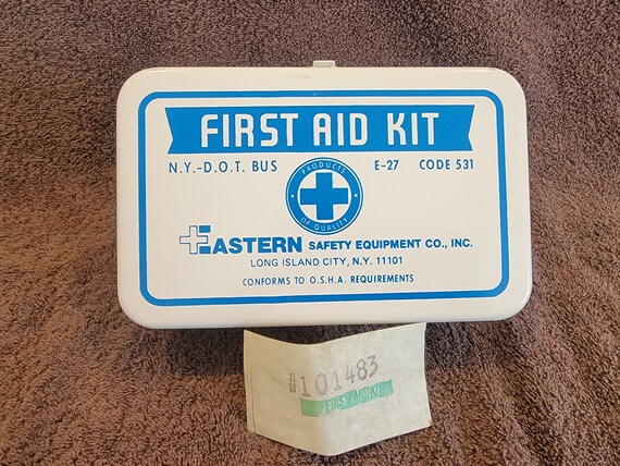 1965 First Aid Kit - New - Eastern Safety Equipment C… - Gem
