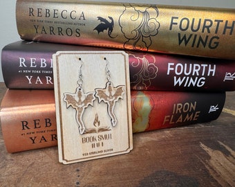 Fourth Wing Inspired Dragon Dagger Earrings Tairn, Andara, Sgaeyl - Etsy