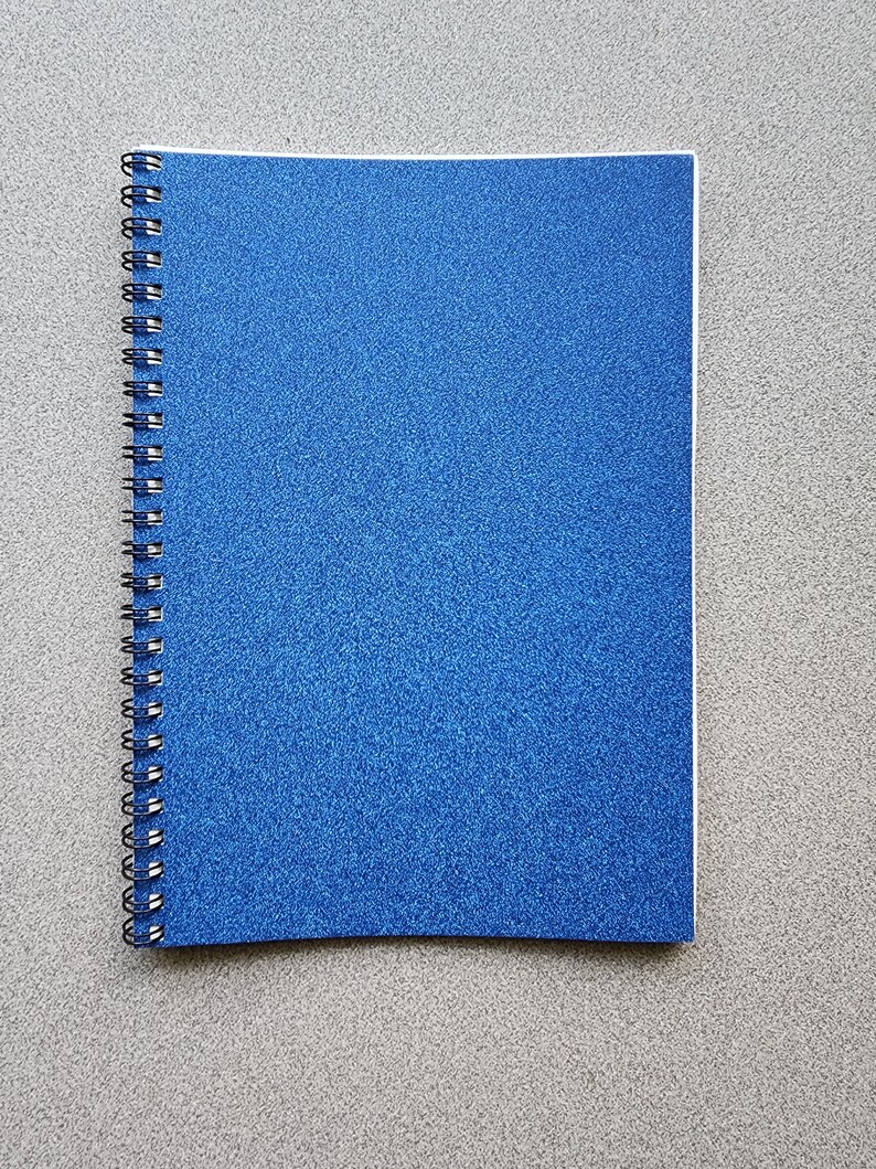 Reusable Sticker Book | A5 Spiral Bound Glitter Cardstock Cover Sticker ...