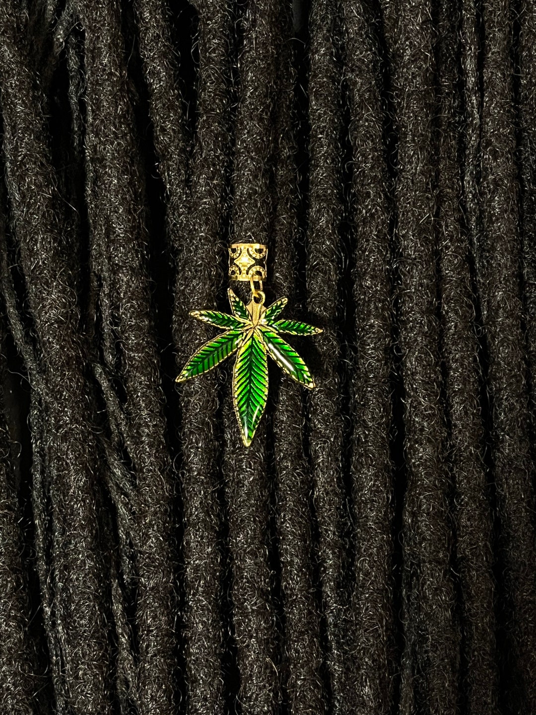 Marijuana Hair Jewelry for Traditional Locs, Braids, Extensions and ...